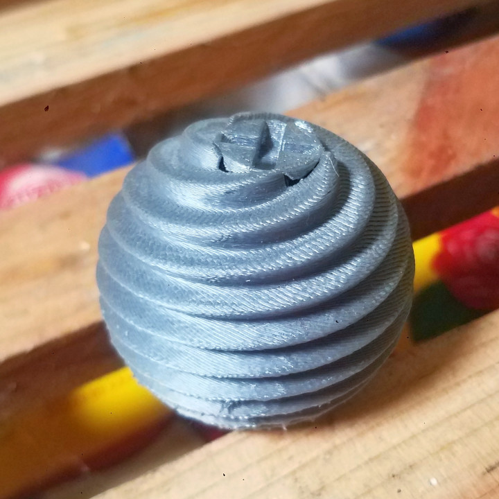 3D Printable Screwball by Julie G