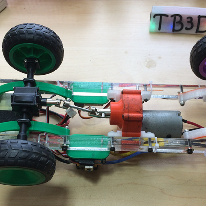 3D Printable Rc Drift car by TB3D
