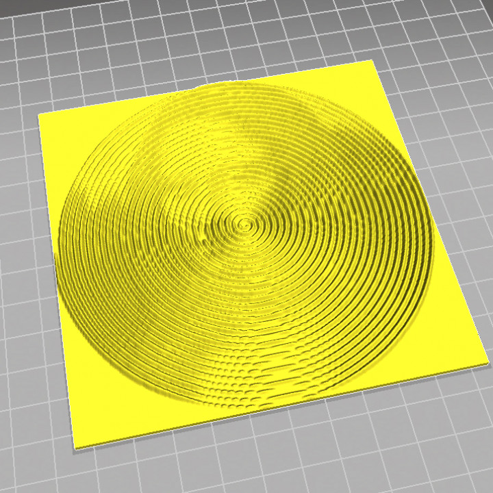 3D Printable monalisa spiral bump by Artface
