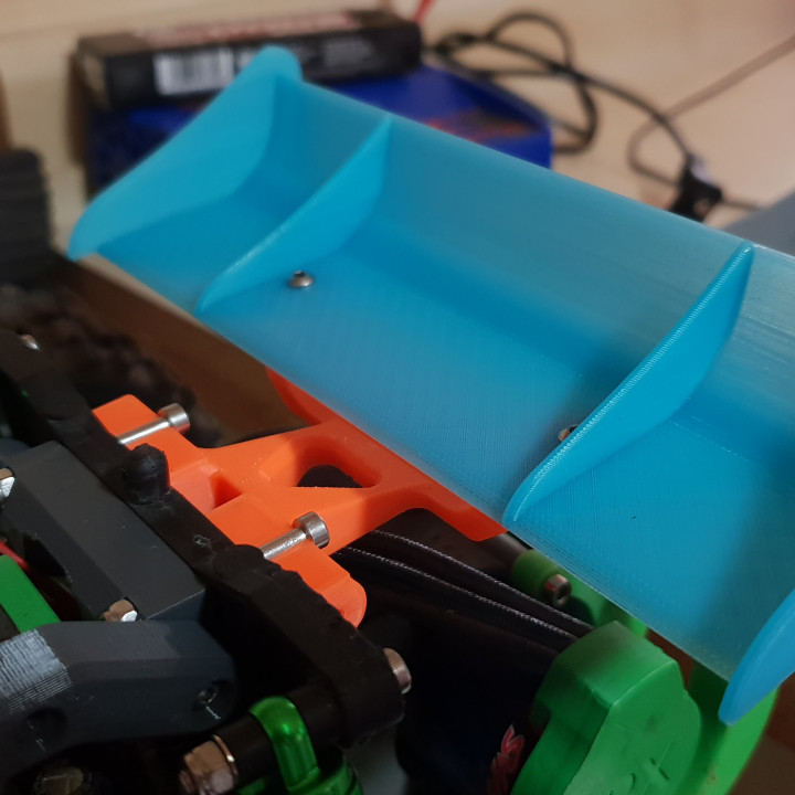3D Printable RC wing with Traxxas mount by Joe Prints