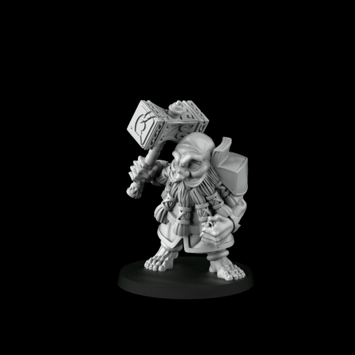 3D Printable group of dwarf slayer by Crosslances