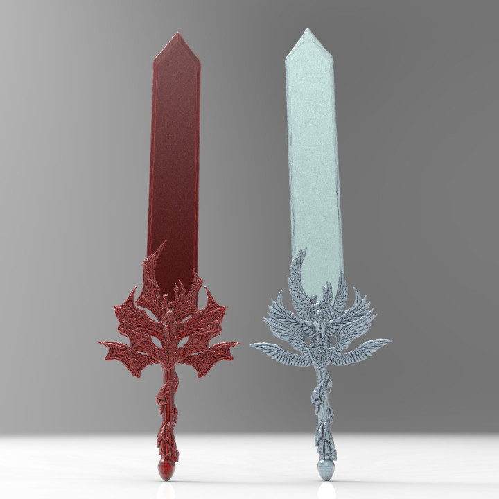 3D Printable Eternity greatsword | Guild Wars 2 by Alex Ndefo