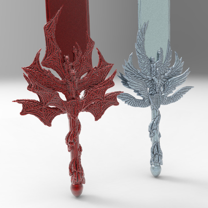 3D Printable Eternity greatsword | Guild Wars 2 by Alex Ndefo
