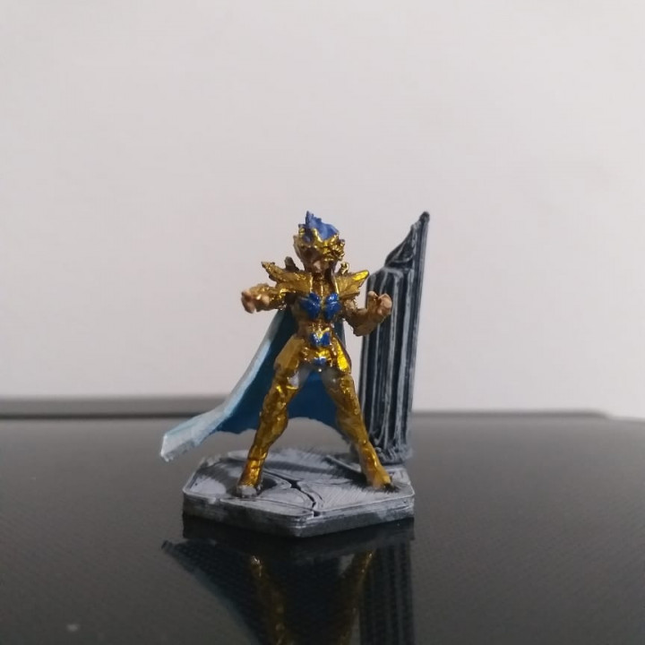 3D Printable Saint Seiya 28mm/32mm Gold Saints miniature by Wagner Carvalho