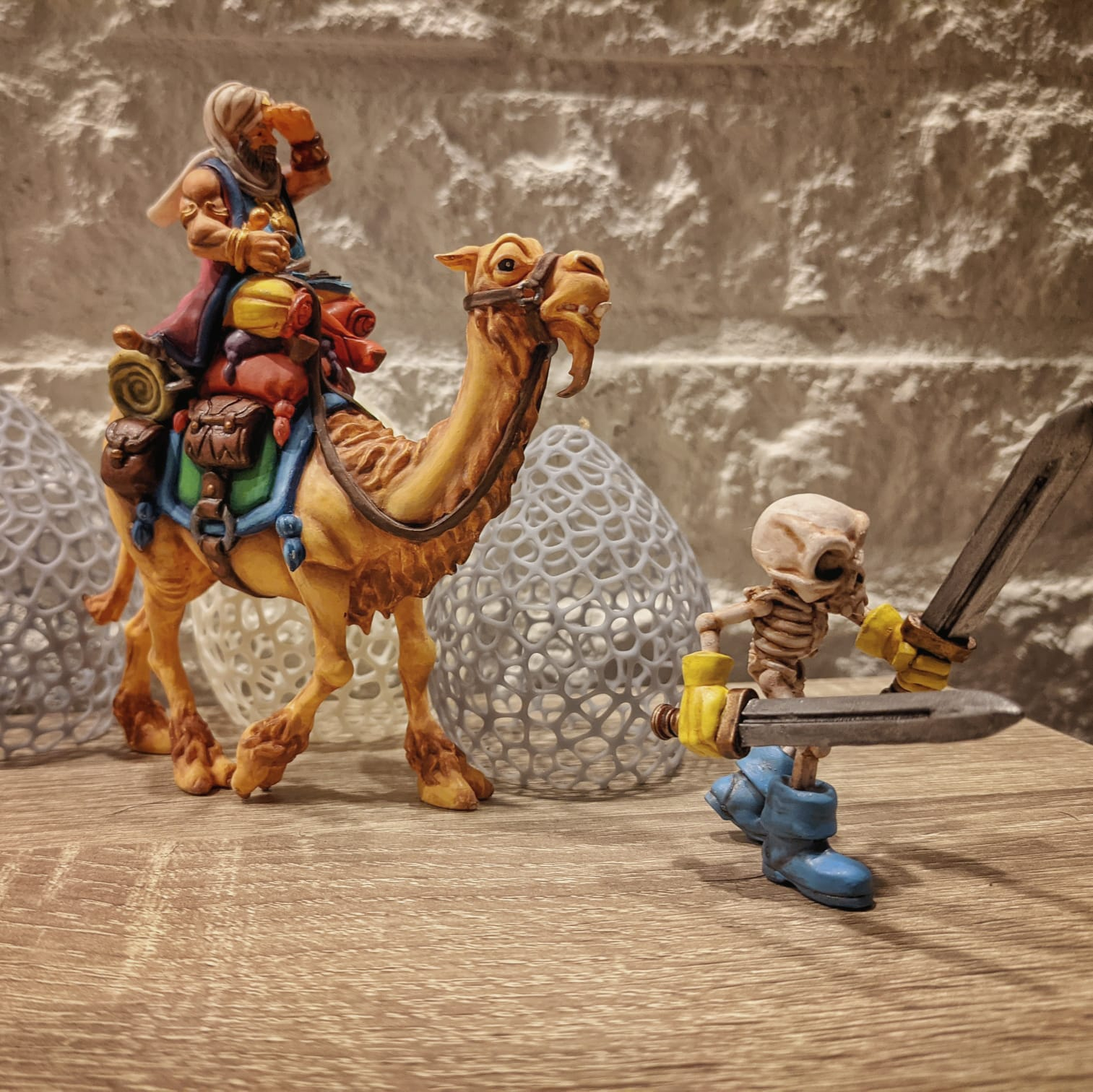 3D Printable Cartoony Skeleton Pre-Supported by TytanTroll Miniatures