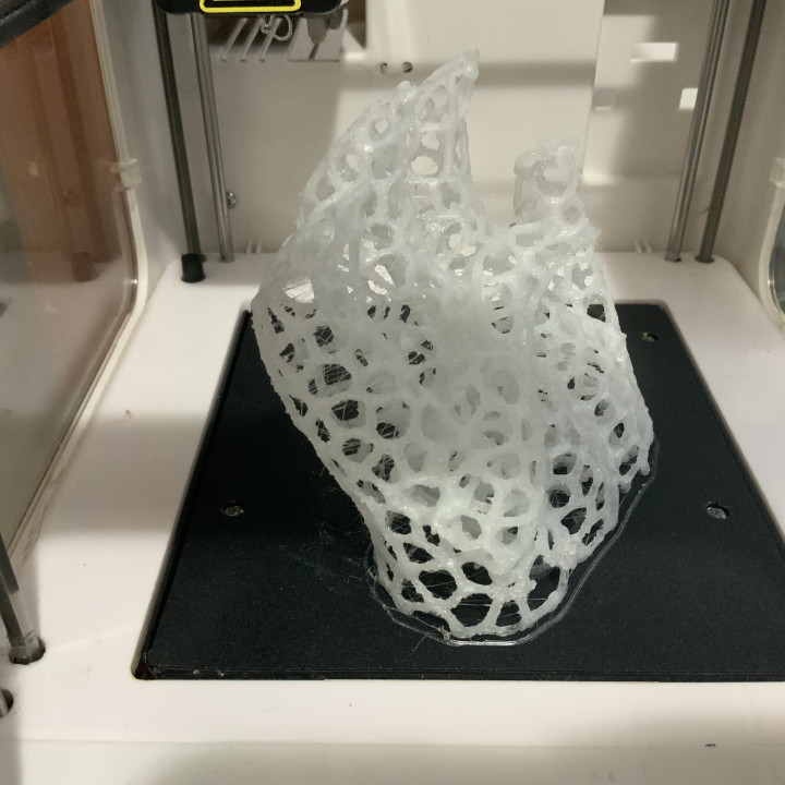3D Printable Right Hand Voronoi by MOSF