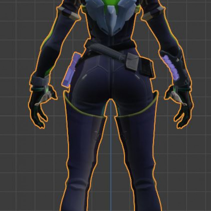 3D Printable Viper Valorant by Bujhoy TV