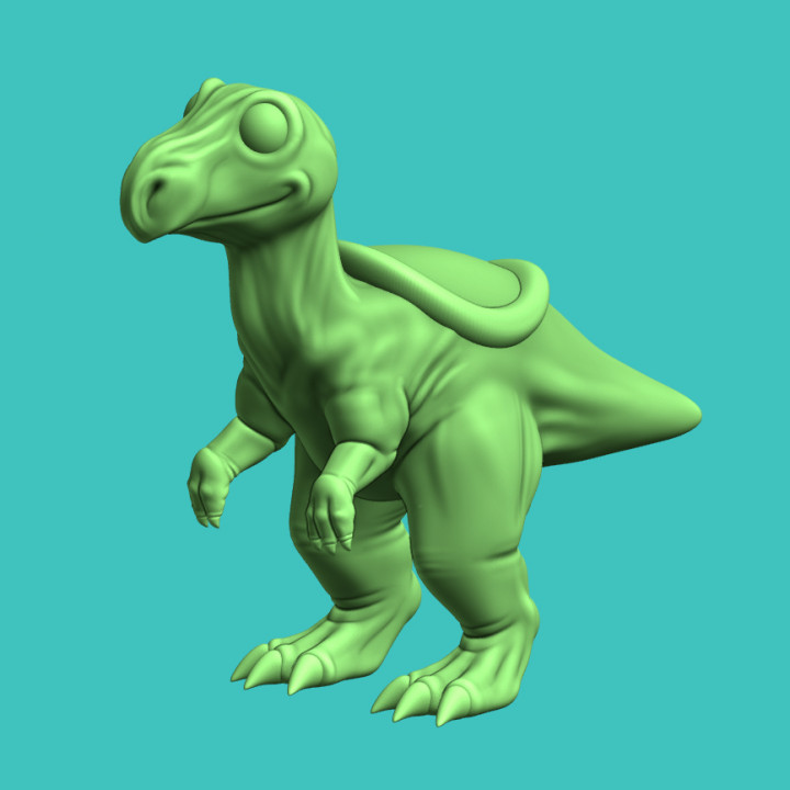 3D Printable Beta Yoshi by Clay Rade