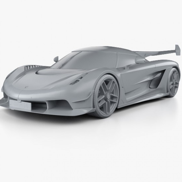 3D Printable Koenigsegg Jesko by Beckett Fleming