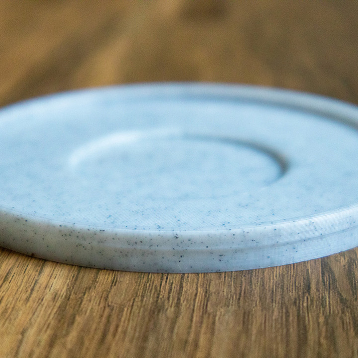 3D Printable Small Saucer (Bulbasaur Planter Plate) by Allie Katz
