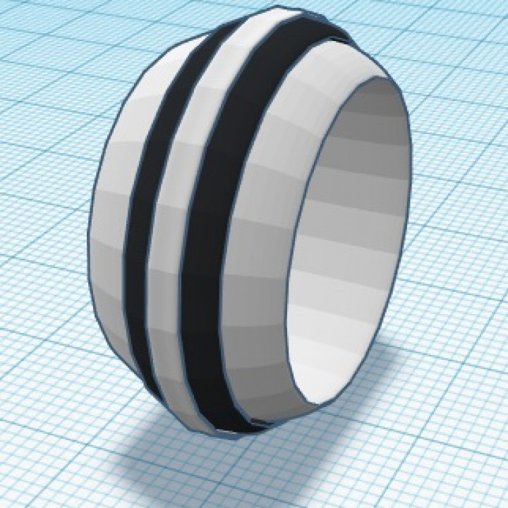 3D Printable Ring by Ajimelec Gonzalez