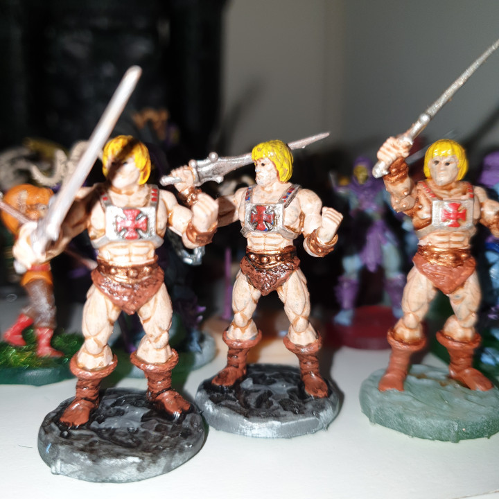 3D Printable He-Man Fan Art by Oyvind TK
