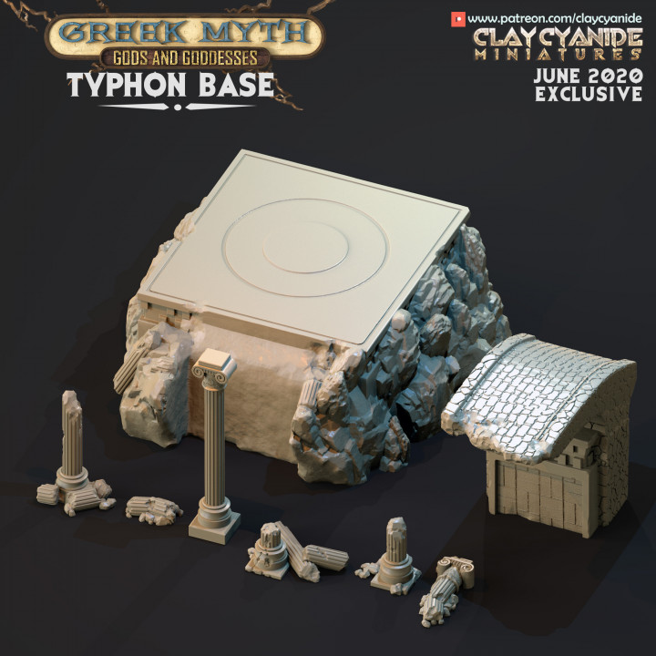 3D Printable Typhon by Clay Cyanide Miniatures