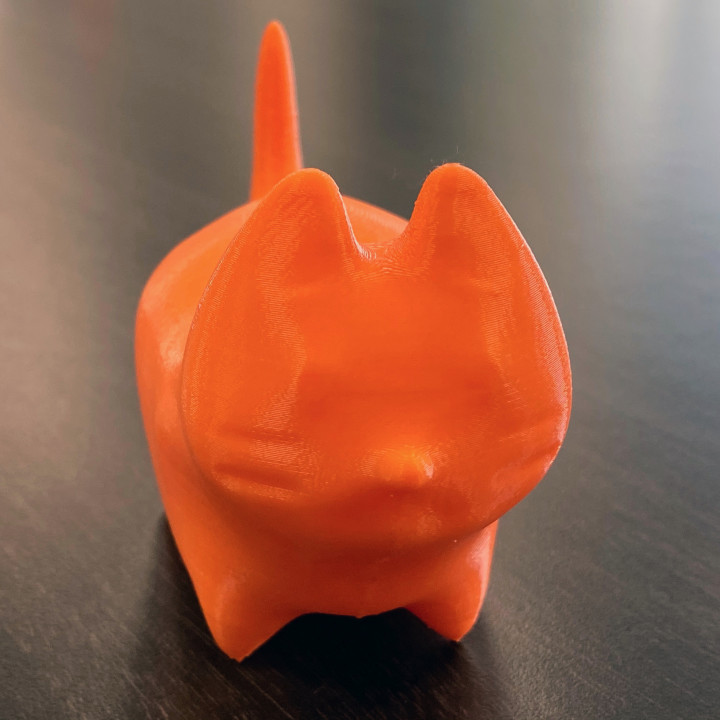 3D Printable Cat by Philippe Barreaud