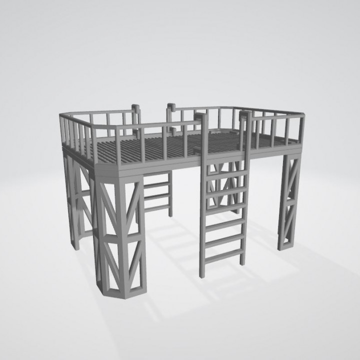 3D Printable 5070 Industrial Complex Walkways by Steve Snow