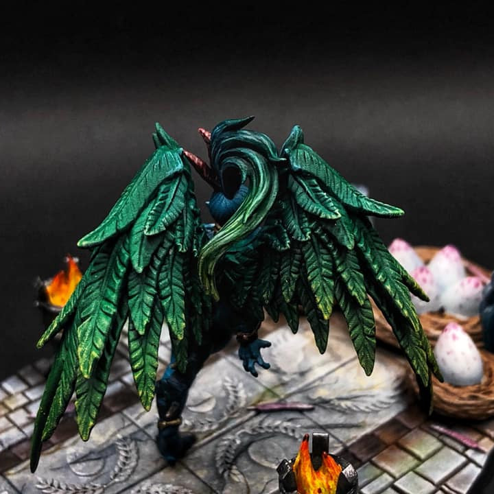 3D Printable Gryphinia the Enchantress - Eye-Cult Gryphkin Beauty ...