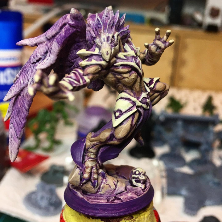 3D Print of Eye-Cult High Gryphkin - Modular A by jimmytrinket491471