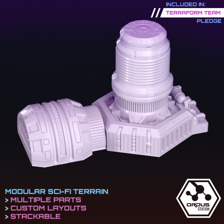 3D Printable Reactor Core by Saucermen Studios