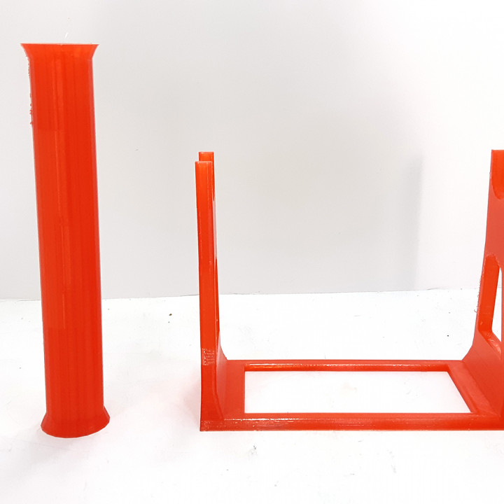 3D Printable Standalone 2KG 3D Printer Filament Spool Holder by Mike S