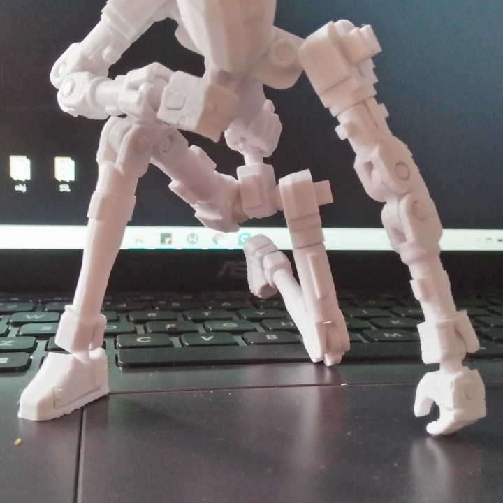 3D Printable Action Figure Frame Ver.01 by benni sanjaya