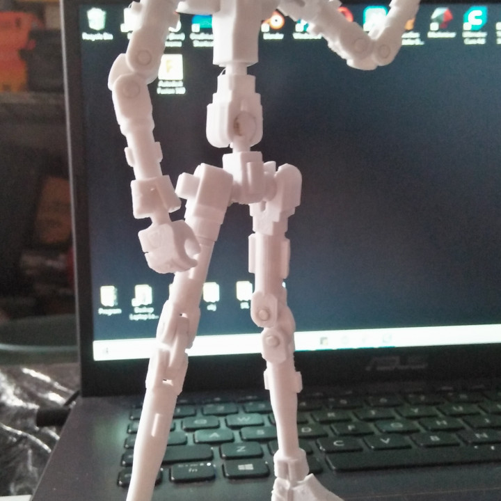 3D Printable Action Figure Frame Ver.01 by benni sanjaya