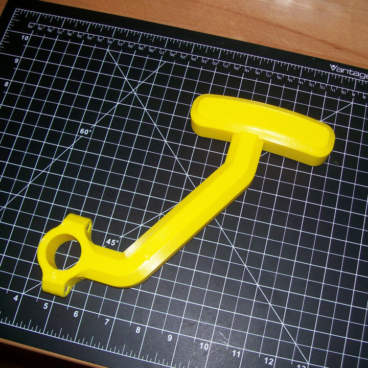 3D Printable Trike Assist Handle MK3 by Dan Ouellet