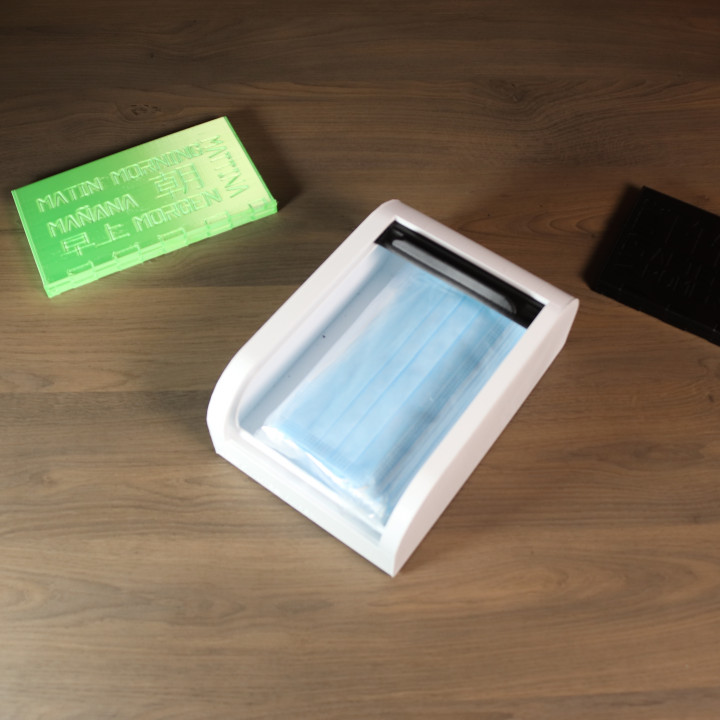 3D Printable The mask box: by Les Minutes Maker