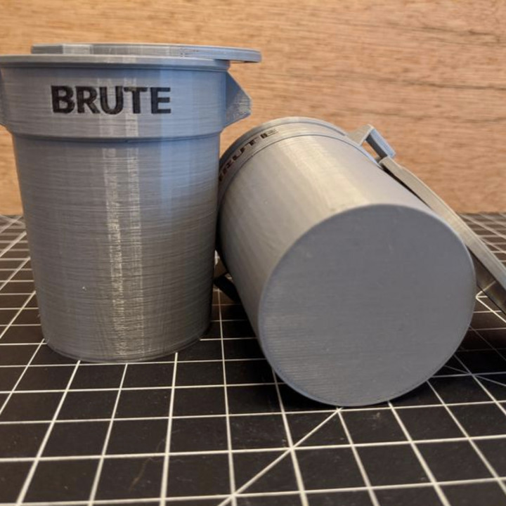 3D Printable Mini garbagecan by yaqobee_al_dode Yaqob