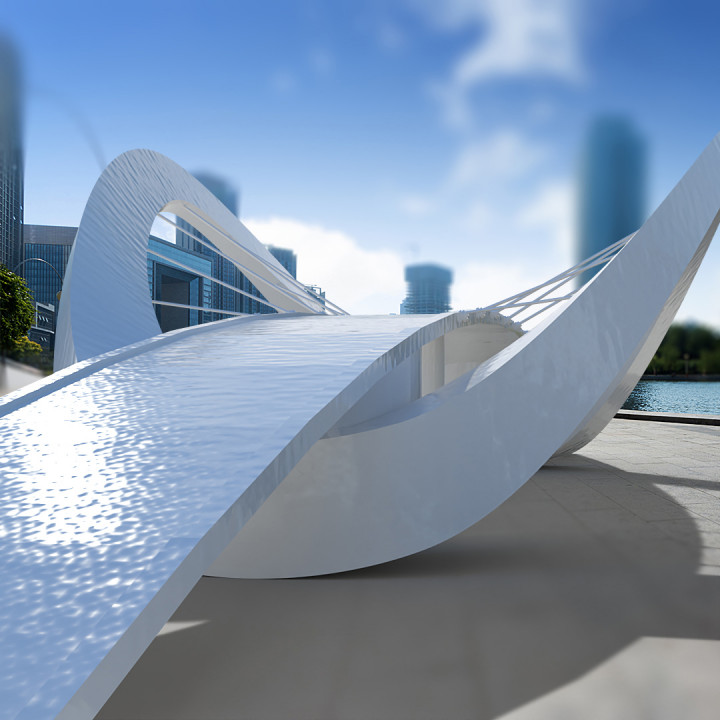 3D Printable Bridge by SelfCAD