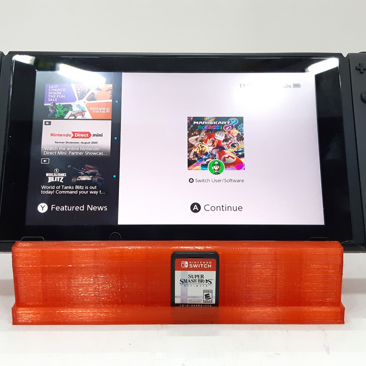 3D Printable Nintendo Switch Dock with Tray & Game Rack by Mike S