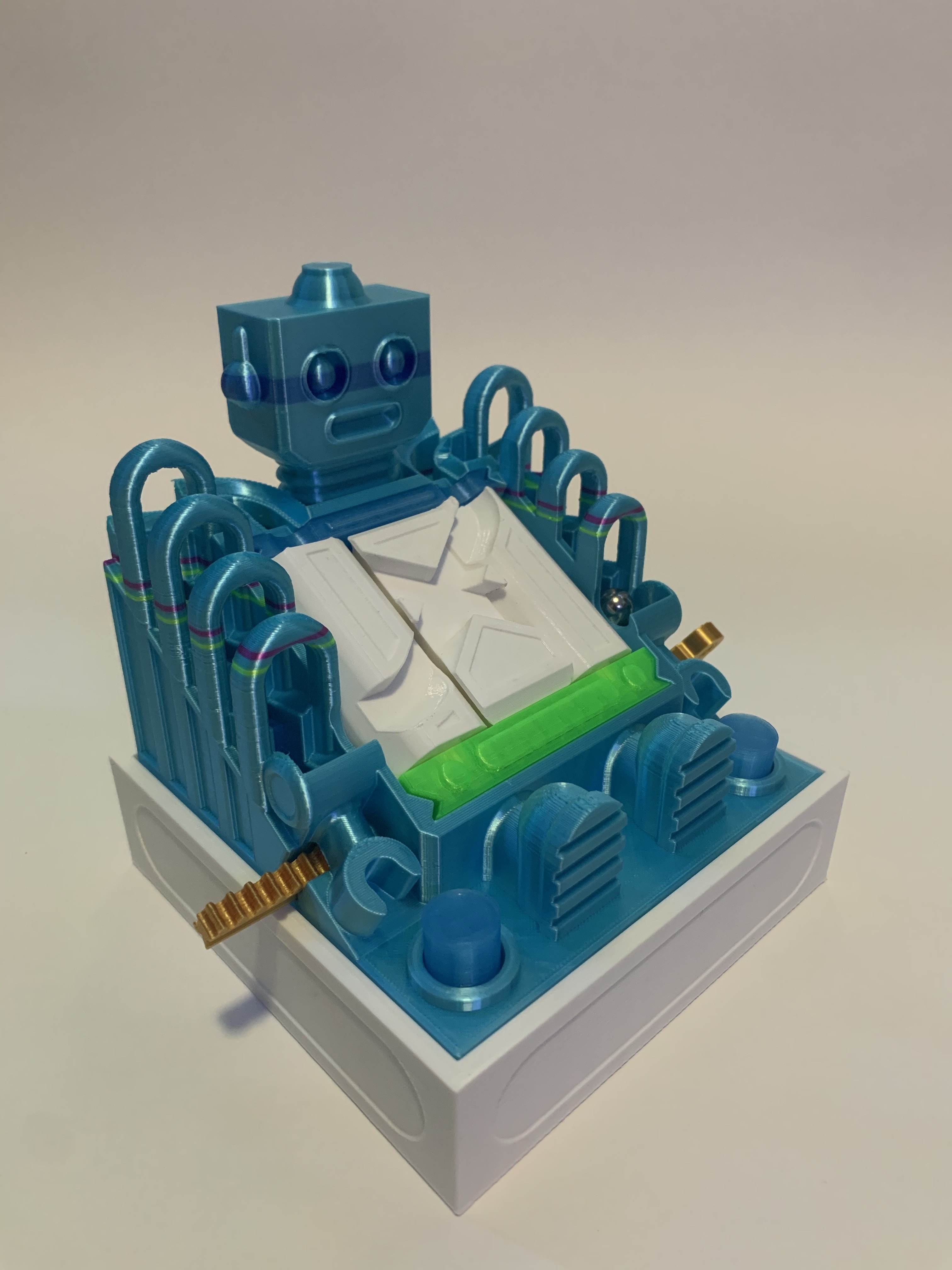 3D Printable Robo-Revolution Marble Run by Jacob Surovsky