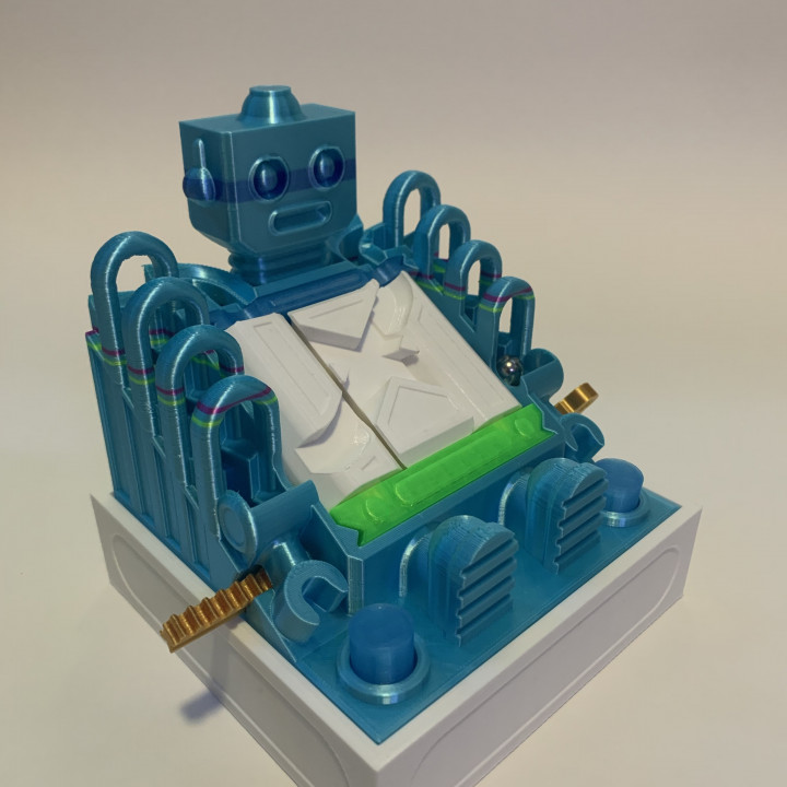 3D Printable Robo-Revolution Marble Run by Jacob Surovsky