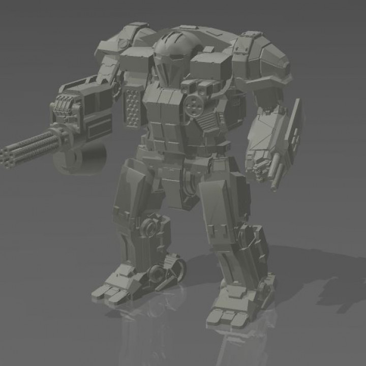 3D Printable MWDA ATLAS III 6mm Scale Mecha by David Hero