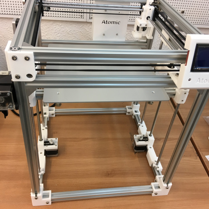 3D Printable Case for 12864 Full Graphic LCD for 2020 Extrusion Frame ...