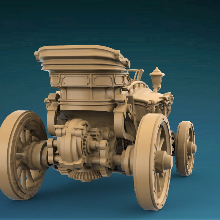 3D Printable Postal coach by Herospawnspot