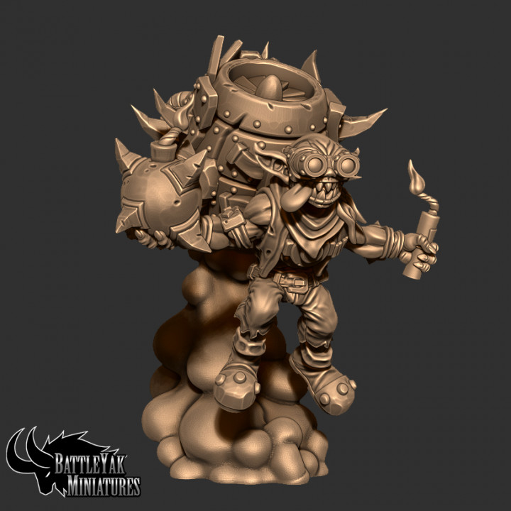 3D Printable Skumgrot Rokkitgitz Pack by Battle Yak Miniatures