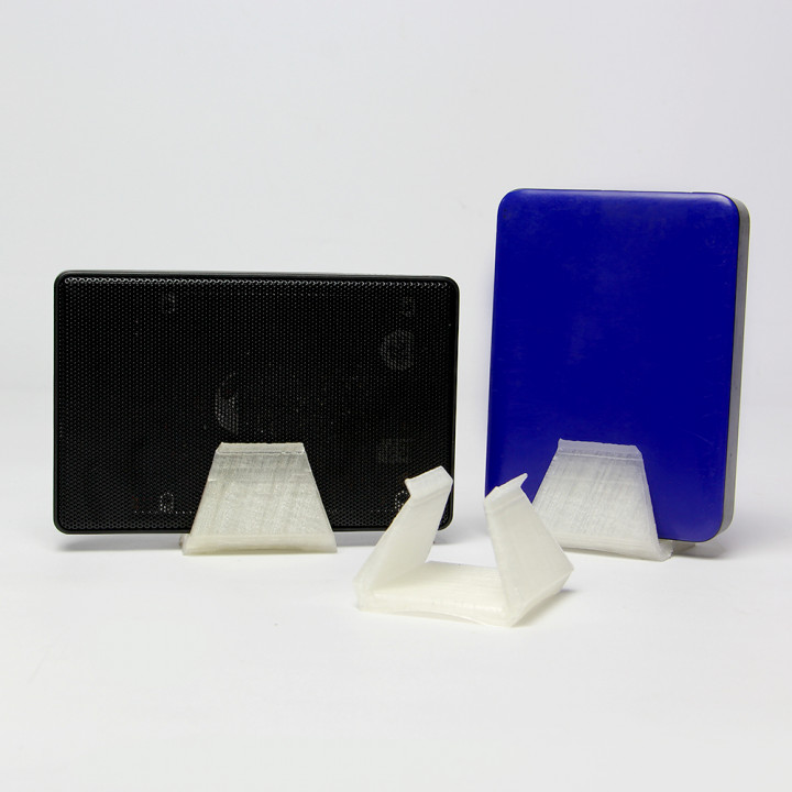 3D Printable Filagain External Hard Disk Stand (3 Sizes) by Ibrahim Ahmad