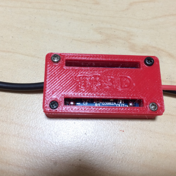 3D Printable Box protection Lithium battery Charger module by TB3D