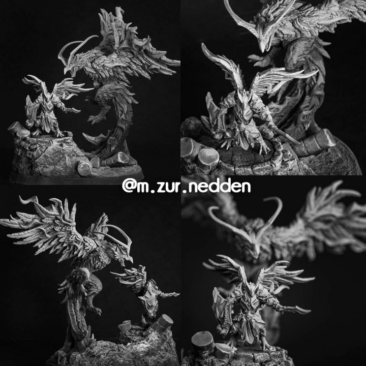 3D Printable Eye-Cult Gryphkin (Presupported) by Artisan Guild