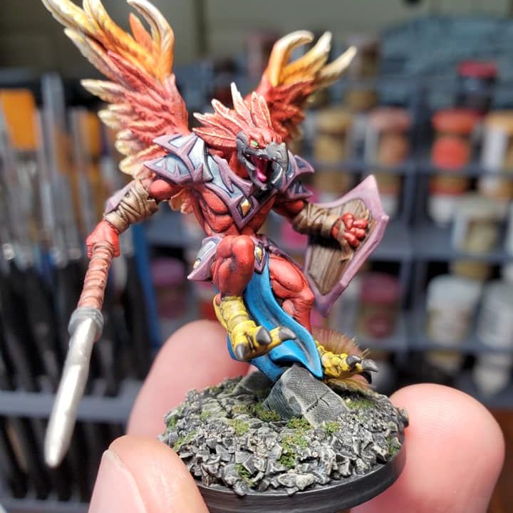 3D Print of Eye-Cult Gryphkin (Presupported) by mattfrank