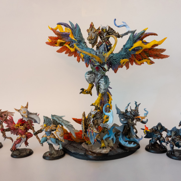 3D Print of Eye-Cult Gryphkin (Presupported) by tylerbrenot