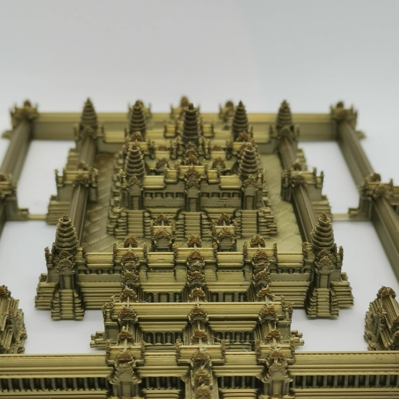 3D Printable Angkor Wat - Cambodia by MiniWorld3D