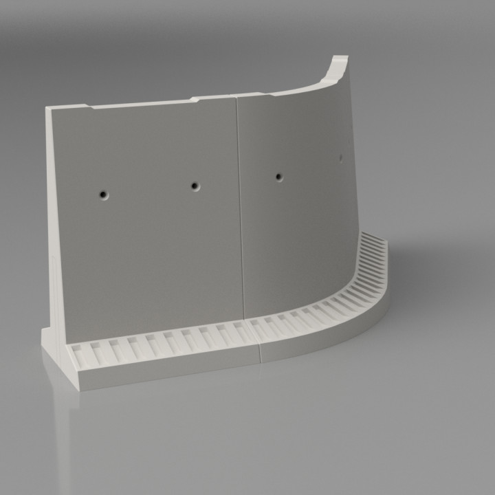 3D Printable Tall Barriers for tabletop and Dioramas by Fr3D ...