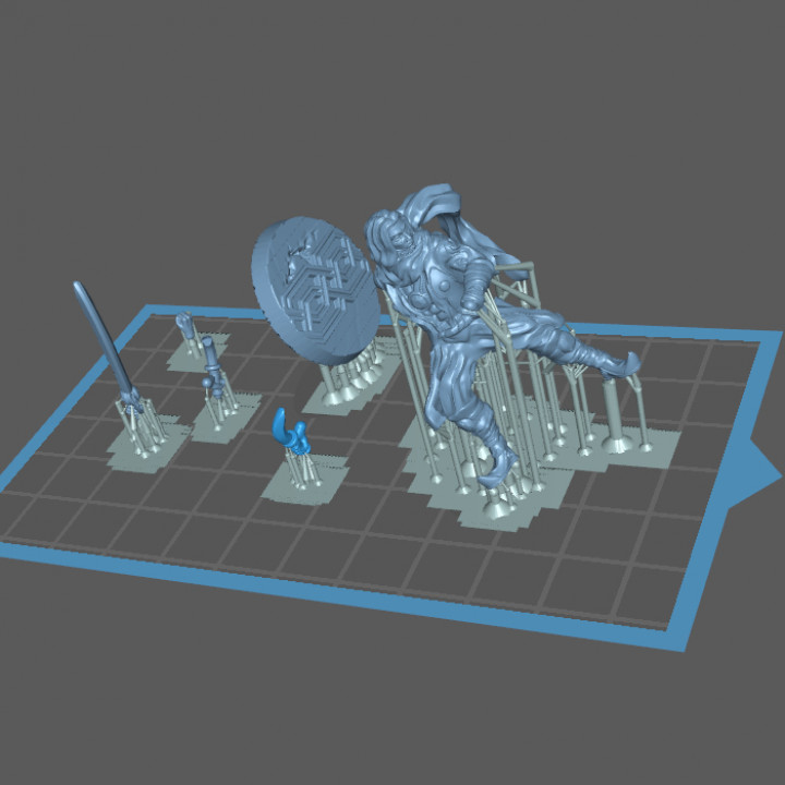 3D Printable Shakil Shareef, the temple hero (Pre-supported) by ...