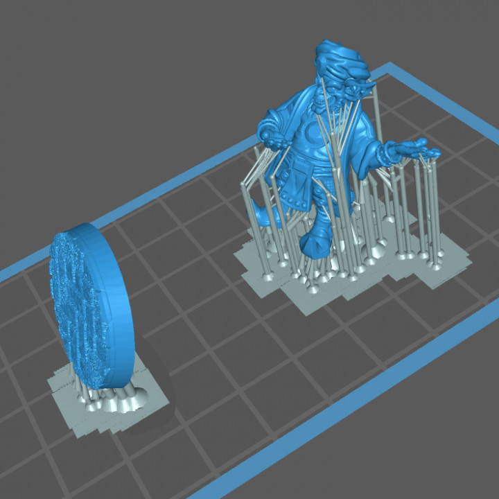 3D Printable Baquir the merchant and Shihab the camel (Presupported) by ...