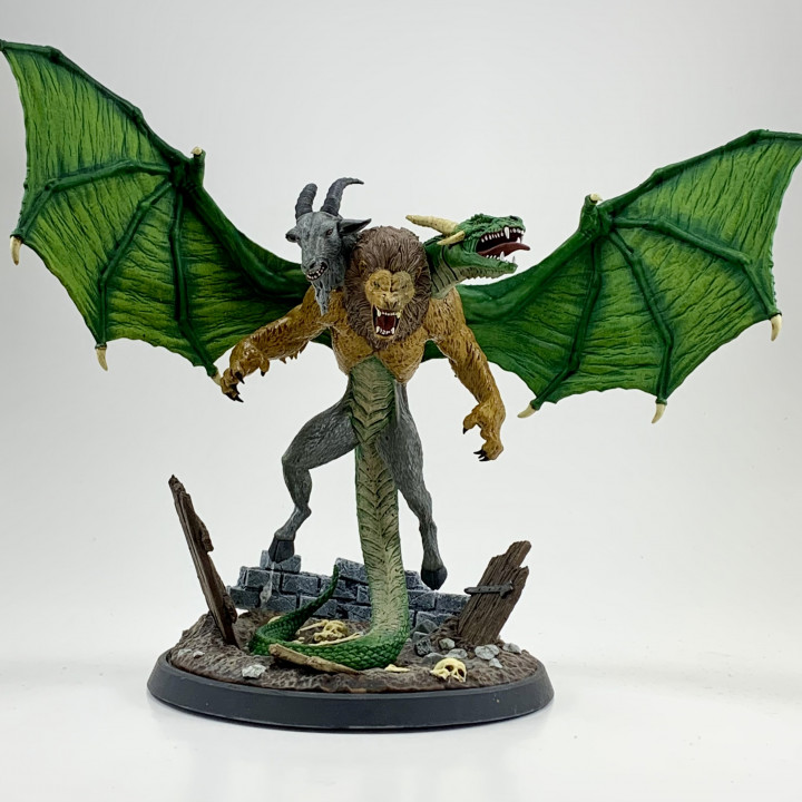 3D Print of Chimera - A Mad Mage's Experiments - Loot Studios by johnboehm