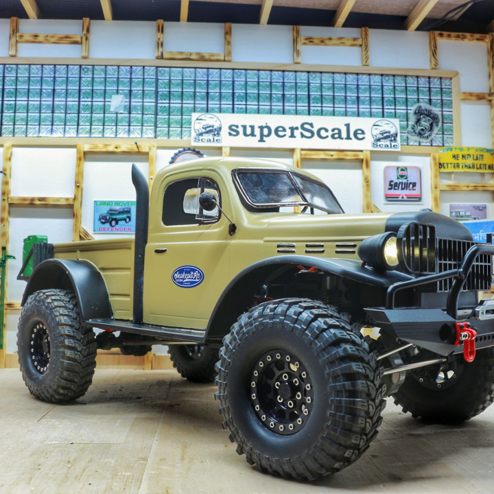 3D Printable Proline Power Wagon Conversionkit by Andreas Briesemeister