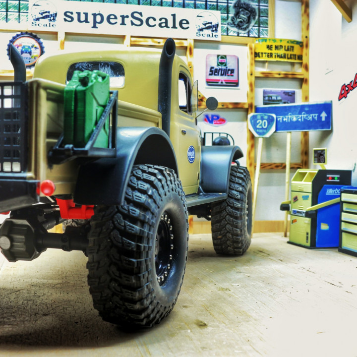 3D Printable Proline Power Wagon Conversionkit by Andreas Briesemeister