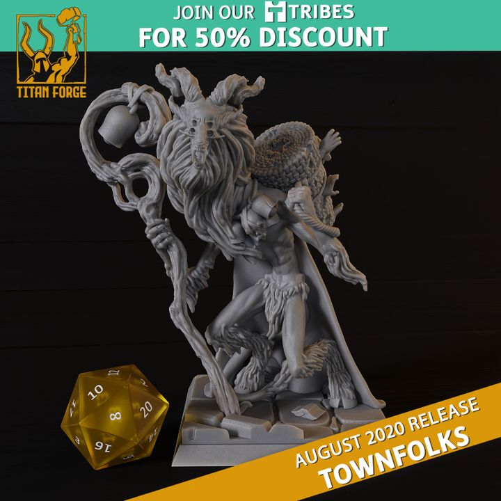 3D Printable Titan Forge Miniatures - 2020 - August - Townfolks by ...