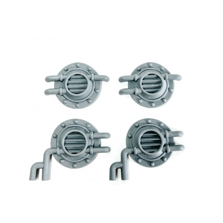 3D Printable Nuclear Shelter Vents by Tiny Furniture